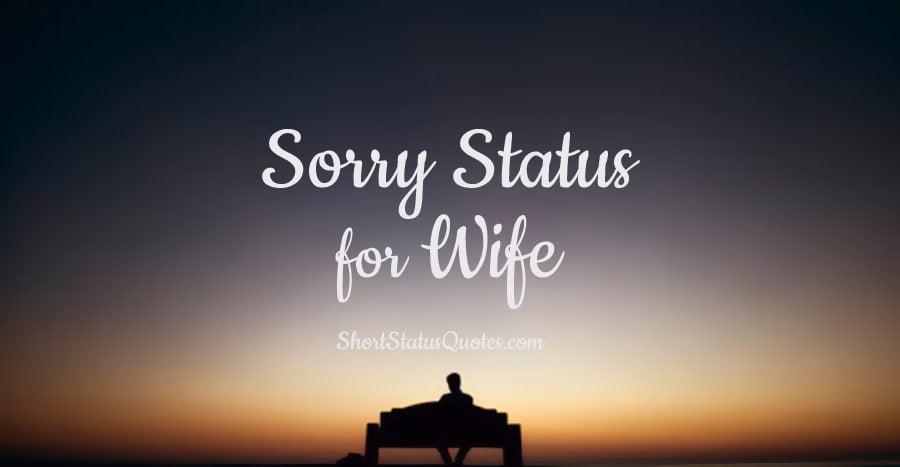 Sorry Status For Wife – Romantic Sorry Message and Captions For Wife 2026